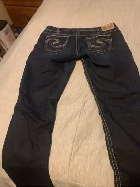 Silver Jeans | Jeans | Silver Jeans Dark Blue Bootcut Jeans With ...
